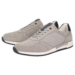 Sioux Herren Sneaker "Rojaro-718", Gr. 41, grau, Obermaterial: 100% Kalbsveloursleder CAVL. 100% Gummi rubber., Schuhe