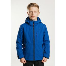 name it Kinder Skijacke "NKNSLOPE10 JACKET SKI EDITION FO NOOS", blau, Gr. 158, kontrastfarbene Details, unifarben, Web, Obermaterial: 100%