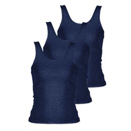 Nina von C. Damen Achseltop "3er Pack Achseltop Light&Easy", Gr. 48, blau, Obermaterial: 95% Modal CMD. 5% Elasthan EL., Unterhemden