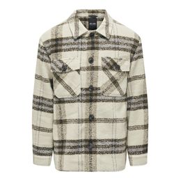 Only & Sons Only & Sons Between-Season Jacket 'ONSCane' male size XL Beige / Dark brown / Grey