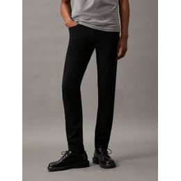 Herren Slim-fit-Jeans "SLIM TAPER", schwarz, Gr. 32, Calvin Klein Jeans, unifarben, Denim/Jeans, Obermaterial: 99% Baumwolle, 1% Elasthan, Jeans, mit
