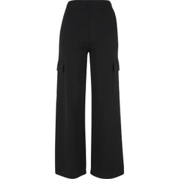 Urban Classics Damen Jogginghose "Urban Classics Damen Ladies Baggy Light Terry Sweat Pants", schwarz, Gr. S, unifarben, 70% Baumwolle, 30%