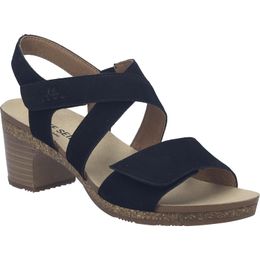 Josef Seibel Damen Sandale "Grace 07, schwarz", Gr. 38, schwarz, Obermaterial: 100% Rindsleder Leather cow., Schuhe