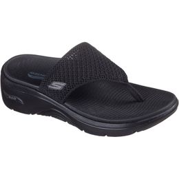 Skechers Go Walk Arch Fit 2.0 Polyester Damen Schwarz Sandalen