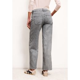 Damen Loose-fit-Jeans, grau, Gr. 34, STREET ONE STUDIO, unifarben, Jeans, 87% Baumwolle, 10% Polyester, 3% Elasthan, Jeans, im Loose Fit