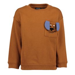 Blue Seven Jungen Sweater "Sweatshirt", braun, Gr. 116, 100% Baumwolle, Sweatshirts