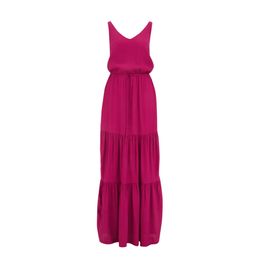 WE Fashion Kleid Damen Gr&ouml;&szlig;e 44 dunkelpink Sommerkleid