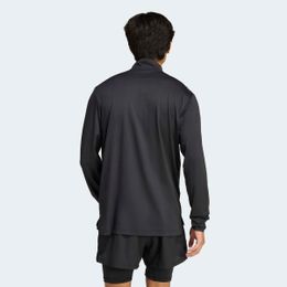 Herren Sweatshirt "TECH ESSENTIALS WORKOUT 1/4 ZIP", schwarz, Gr. S, adidas Performance, Obermaterial: 91% Polyester, 9% Elasthan, Sweatshirts, mit