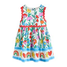 next Kleid M&auml;dchen Gr&ouml;&szlig;e 68 hellblau / gelb / rot / wei&szlig;