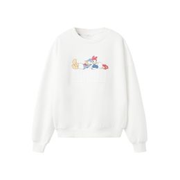 Mango Kids Sweatshirt 'Pdchill' M&auml;dchen Gr&ouml;&szlig;e 140 beige / blau / rot / offwhite