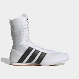 Damen Trainingsschuh "BOX HOG CLASSIC", adidas Performance, Gr. 38cloud wei&szlig;, core schwarz, ftwr wei&szlig;, Synthetik, Textil, Schuhe, Boxschuh