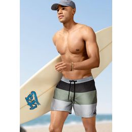 Quiksilver Herren Badeshorts "MARIMANHA VL 15 YM", schwarz, Gr. XL, Obermaterial: 100% Polyester, Badehosen, schnelltrocknendes Material, sportliche