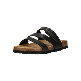 NOU Damen Sandale "Barhil V2", Gr. 41, schwarz, Polyurethane, Schuhe, mit weichem Fu&szlig;bett