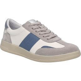 Josef Seibel Damen Sneaker "Jade 01, hellgrau-multi", Gr. 41, grau, Obermaterial: 100% Rindsleder Leather cow., Schuhe