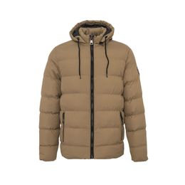 Cipo & Baxx CIPO & BAXX Herren Winterjacke "Cipo & Baxx Jacke", beige, Gr. XXXL, uni, Obermaterial: 100% Polyester PES., Jacken, im Steppdesign