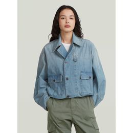 G-Star Raw G-STAR Damen Jeansjacke "Parachute Oversized Jacke", blau, Gr. M, Obermaterial: 100% Baumwolle, Jacken