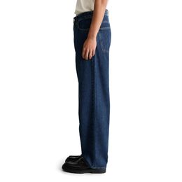 Marc O'Polo Herren 5-Pocket-Jeans "aus reiner Bio-Baumwolle"dunkelblau, Gr. 33, MARC O'POLO DENIM, unifarben, Obermaterial: 100% Baumwolle, Jeans