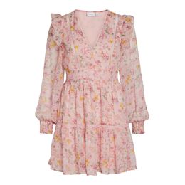 Vila Kleid 'VIRoman' Damen Gr&ouml;&szlig;e 46 gr&uuml;n / orange / altrosa Sommerkleid