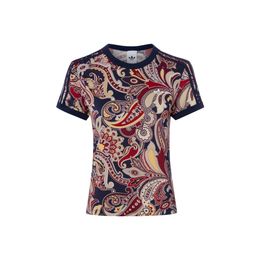 adidas originals Shirt 'Liberty London Cali' female size S Navy / Brown / Light brown / Red