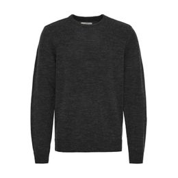 Blend Herren Strickfleece-Pullover "Strickpullover BHPullover", schwarz, Gr. M, Obermaterial: 85% Polyacryl PAN. 15% Wolle WO., Pullover