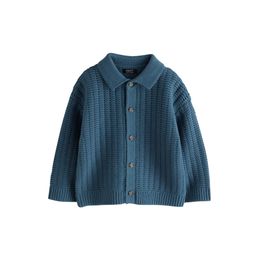 next Strickjacke Jungen Gr&ouml;&szlig;e 116 dunkelblau