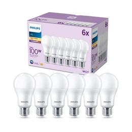 Philips LEDclassic 6er Set A65 E27, 2700 K, 13 W, 8719514451414, A65