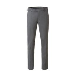 MEYER Herren Chinos "Roma 9-303"mittelgrau, Gr. 46, unifarben, 54% Polyester, 44% Wolle, 2% Elasthan, Hosen, aus Gabardine-Wolle