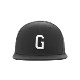 MSTRDS Herren Snapback Cap "MSTRDS Unisex Letter Snapback", schwarz, Gr. 1, unifarben, 100% Baumwolle, Caps