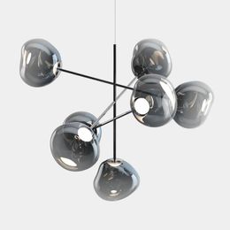 Tom Dixon Melt Pendelleuchte, LED 7-flammig, LEDC02CHEU+MES01NI#7,