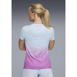 Puma Damen Trainingsshirt "W X HYROX POLY GRAPHIC TEE"lucite, electric orchid, Gr. S, Jersey, Obermaterial: 100% Polyester, Shirts, Regular Fit,