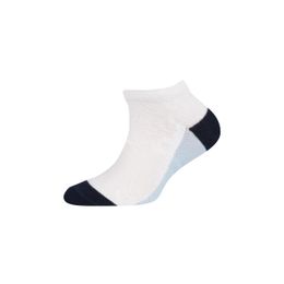 Camano M&auml;dchen Sneakersocken "8er Pack", Gr. 31captain's blau, 68% Baumwolle, 31% Polyamid, 1% Elasthan, gemustert, Socken