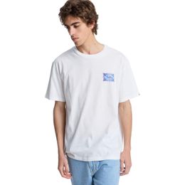 Quiksilver Herren T-Shirt "EV Starfish Stamp", wei&szlig;, Gr. L, Obermaterial: 70% Baumwolle, 30% Baumwolle., Shirts