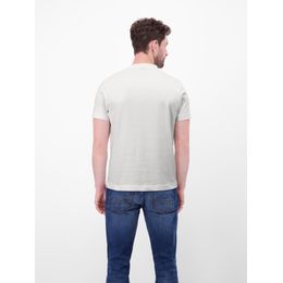 Lerros Herren T-Shirt "T-Shirt aus Baumwolle mit Print", wei&szlig;, Gr. XL, 100% Baumwolle, Shirts