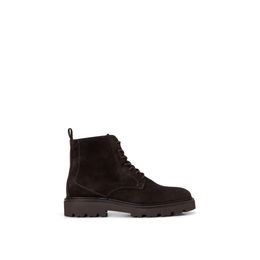 Marc O'Polo MARC O'POLO Herren Stiefelette "aus ge&ouml;ltem Veloursleder", Gr. 41coffee braun, Obermaterial: 100% Leder, unifarben, Schuhe
