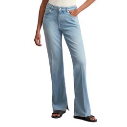 Marc O'Polo MARC O'POLO Damen Schlagjeans "aus Organic-Cotton-Mix-Stretch"medium blau, Gr. 30, unifarben, Obermaterial: 98% Baumwolle, 2% Elasthan, Jeans