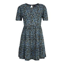 Pieces Kleid 'NYA' Damen Gr&ouml;&szlig;e 32 sand / himmelblau / schwarz Sommerkleid