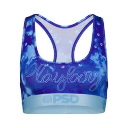 PSD Damen Sport-BH "PSD ICY BUNNY POP SB", Gr. L, blau, 88% Polyester, 12% Elasthan, BHs