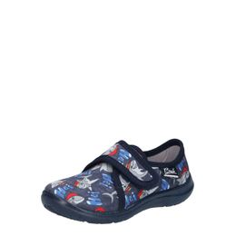 Beck Slippers 'Haie' boy size 29 marine blue / Dark blue / Grey / Red / White