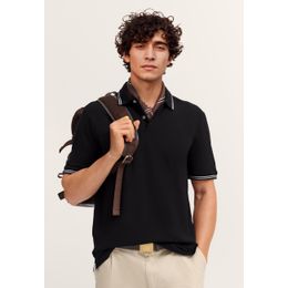 Bugatti Herren Poloshirt Modern Fit aus reiner Baumwolle