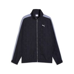 Puma Training Jacket 'T7' male size XS Smoke blue / Night blue