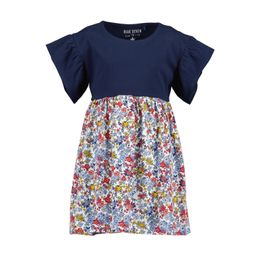 Blue Seven M&auml;dchen Jerseykleid "Kleid", bunt, Gr. 128, 100% Baumwolle, Kleider