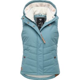 Ragwear Damen Steppweste "Hesty", blau, Gr. XL, Au&szlig;enmaterial: 100% Polyester. Innenfutter: 100% Polyester. Wattierung: 100% Polyester, Westen,