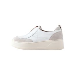 next Slip On 'Forever Comfort' Damen Gr&ouml;&szlig;e 37.5 grau / wei&szlig; Sommerschuhe