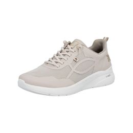 Rieker Damen Sneaker "Rieker Sneaker Textil", Gr. 37, beige, Textil, Schuhe