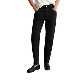 Marc O'Polo Damen Boyfriend-Jeans "aus stretchigem Organic-Cotton-Mix", schwarz, Gr. 28, MARC O'POLO DENIM, unifarben, Obermaterial: 98% Baumwolle, 2% Elasthan,