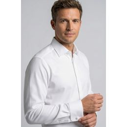 OLYMP Herren Smokinghemd "Luxor modern fit", beige, Gr. 43, Web, Obermaterial: 100% Baumwolle, Hemden