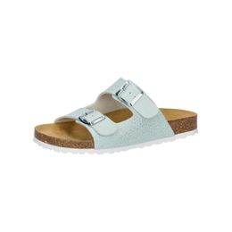 Lico Damen Pantolette "Bioline Pantolette", Gr. 37, blau, Obermaterial: 100% Synthetik synthetic., Schuhe