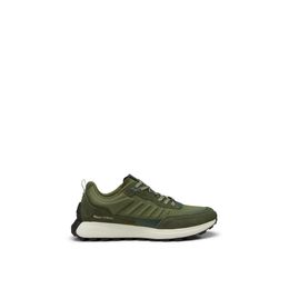 Marc O'Polo MARC O'POLO Herren Sneaker "aus Veloursleder-Nylon-Mix", Gr. 42, gr&uuml;n, Obermaterial: 100% Leder, unifarben, Schuhe