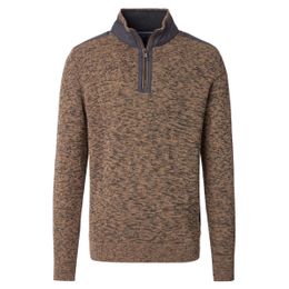 Casamoda Herren Troyer "Casamoda Stricktroyer uni", braun, Gr. XXL, 100% Baumwolle, Pullover