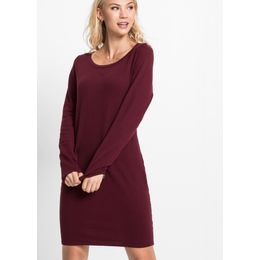bonprix Damen Strickkleid "Strickkleid", rot, Gr. 56, Obermaterial: 70% Baumwolle, 30% Polyamid, Kleider, f&uuml;r den Alltag, aus Baumwolle und Polyamid,